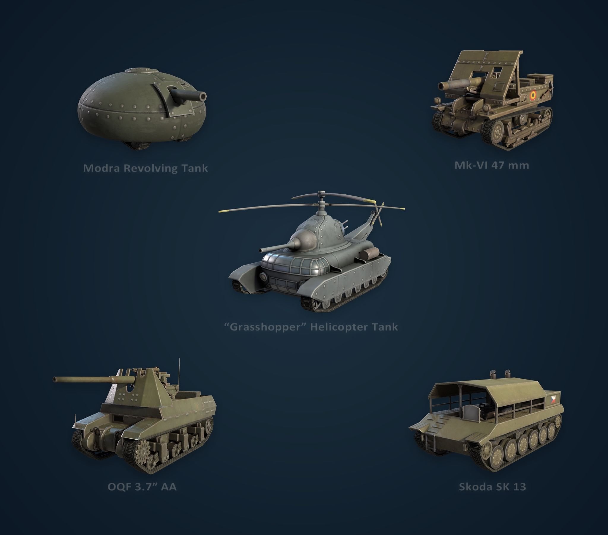 Hearts of Iron IV: Prototype Vehicles Unit Pack, HoI4: Prototype ...